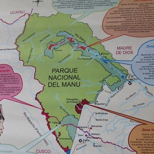 Set of Two Manu National Park Posters - Peru - Etsy
