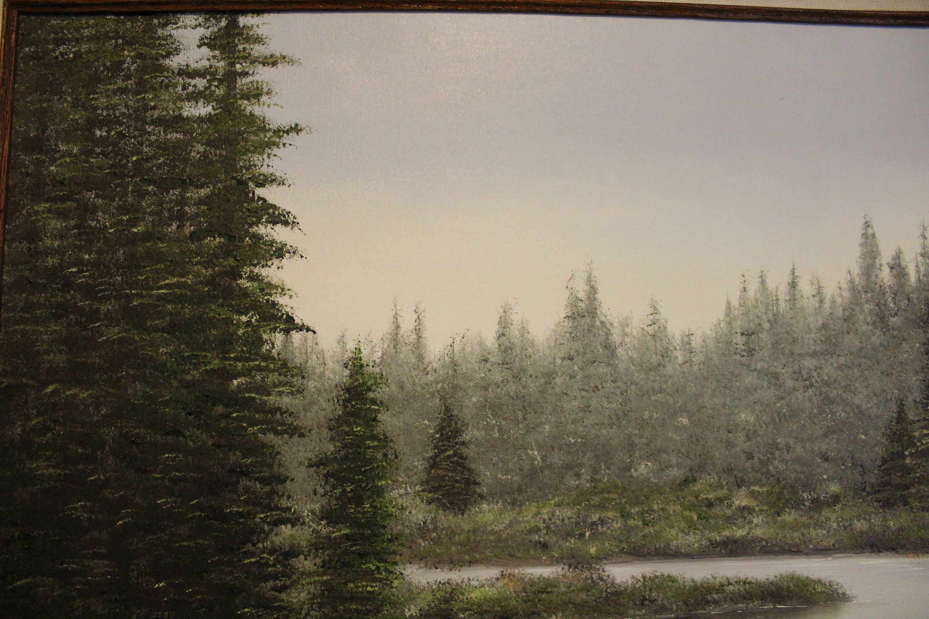 ORIGINAL OIL PAINTING of Creek by Kathryn Monday Spokane | Etsy