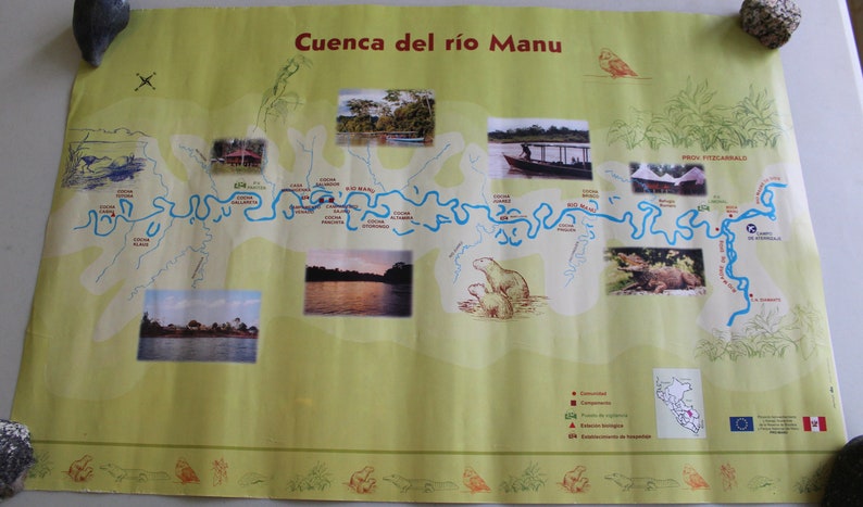 Set of Two Manu National Park Posters - Peru - Etsy