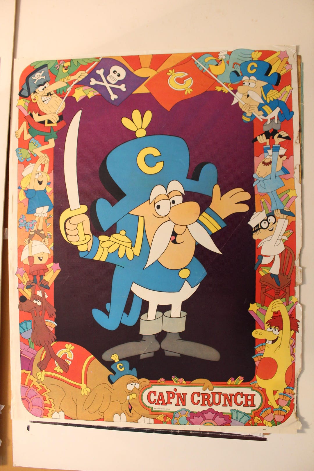 Rare Vintage Cap'n Crunch Poster Series - Set of 4 - Brunhilde, Sea Dog ...