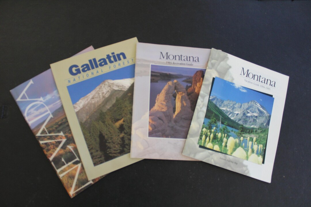 Four (4) Montana and Nevada Travel Magazines - Circa 1990 - Etsy