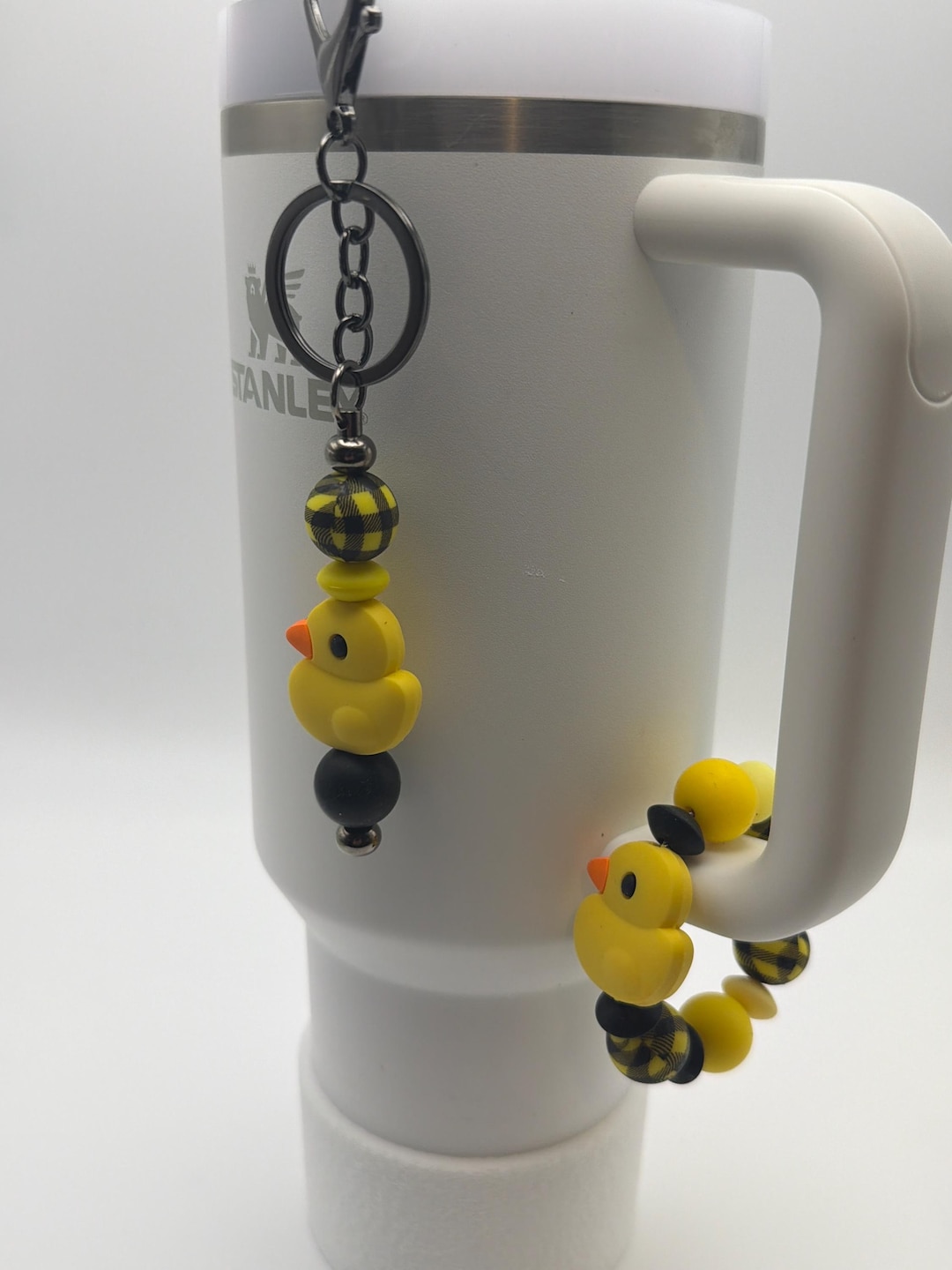 Yellow Duck Tumbler Set | Stanley Cup Accessories | Duck Straw Charm ...