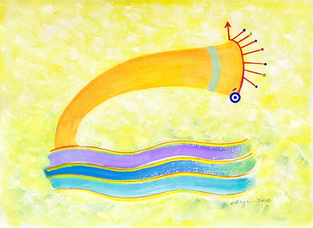 Tooting His Own Horn - Etsy
