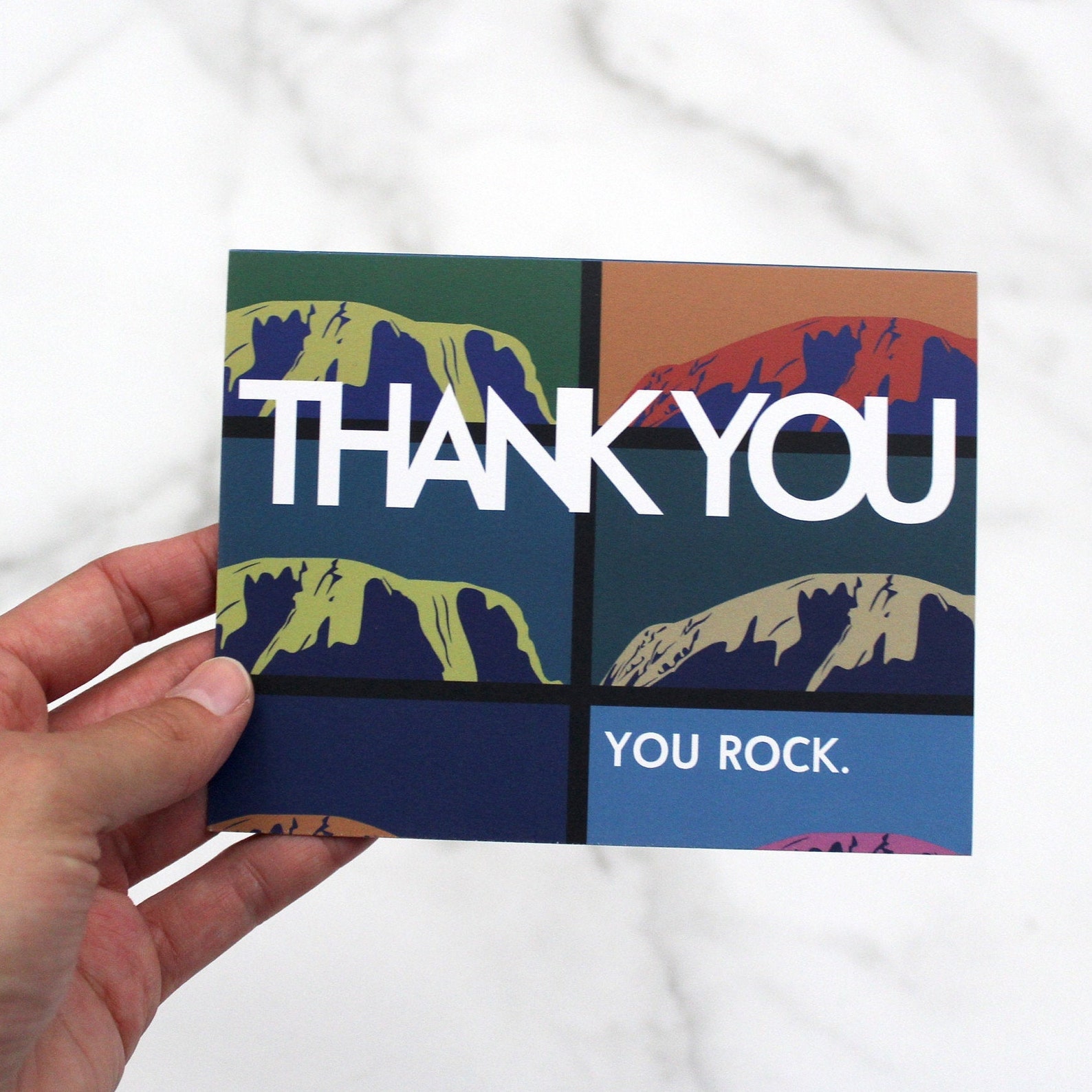You Rock Thank You Cards Funny for Wedding, Party, Graduation, Office ...