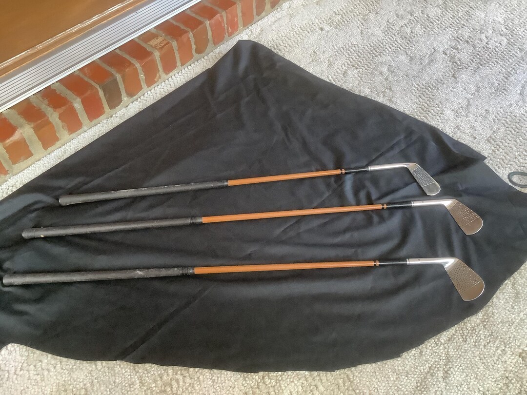 Antique Wilson L Model Olympian Hammer Forged Golf Clubs/set of Three ...