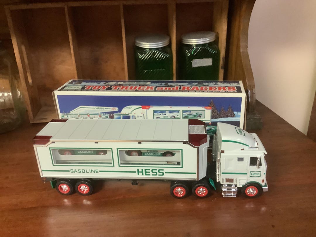 Vintage 1997 Hess Toy Truck and Racers/hess Collectible in the Box - Etsy