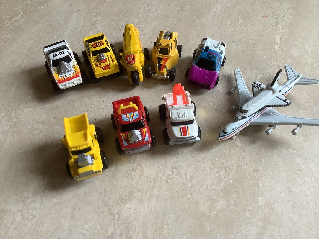 Nine Vintage Micro Machine Vehicles/micro Machine Cars/trucks/one Plane ...