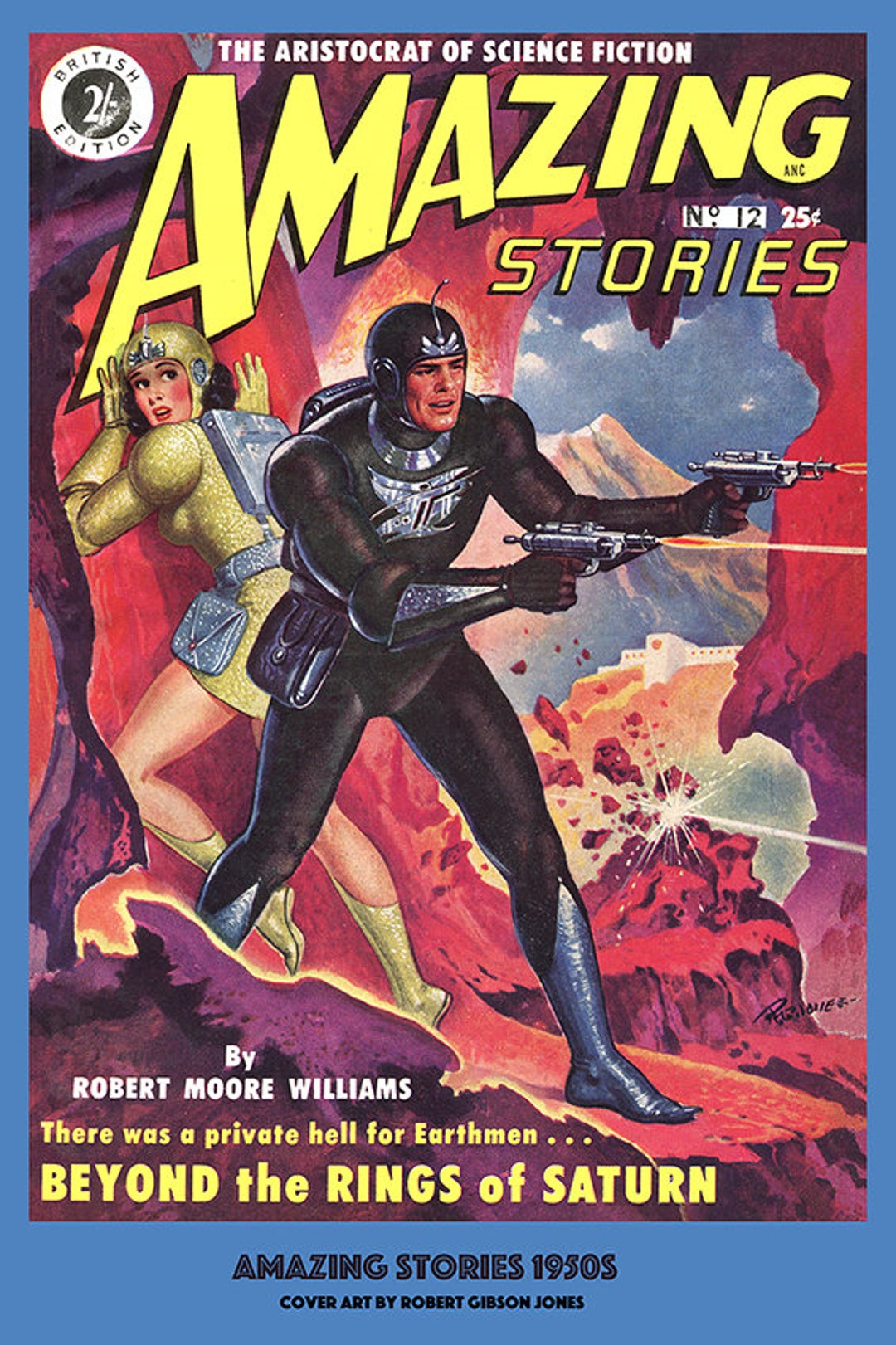 Amazing Stories Pulp Magazine Poster. - Etsy