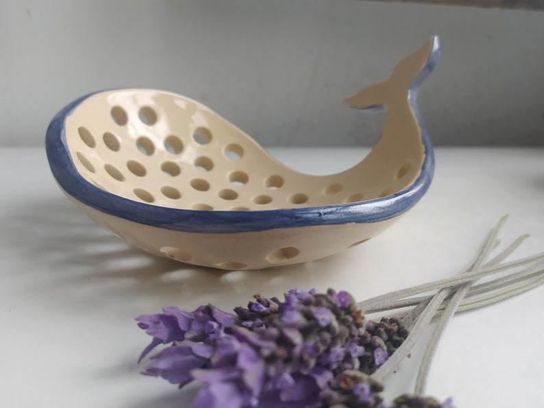 Whale Strainer, Small Handmade Colander, Ceramic Strainer, Fruit ...