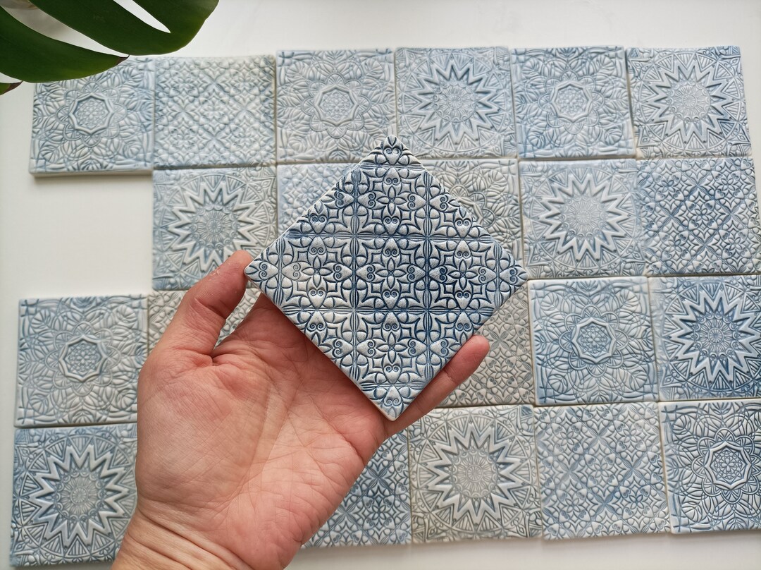 Beautiful Handmade Spanish Tiles, Blue Tiles, Bathroom Tiles ...