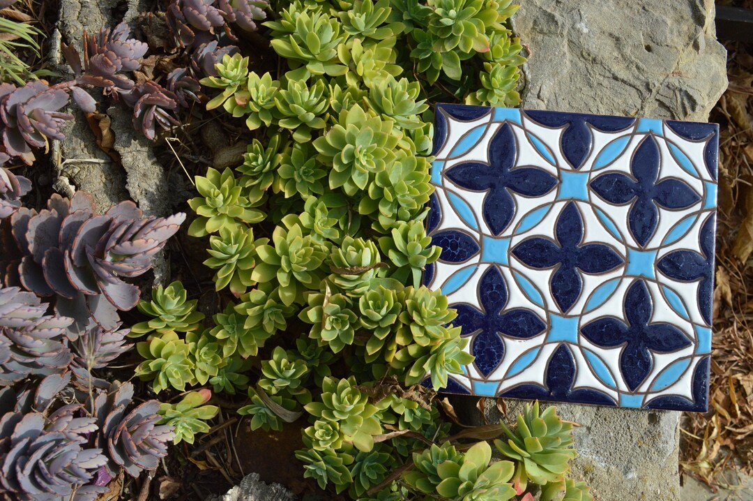 Autentic Handpainted Spanish Tiles Geometric Andalusi Design - Etsy