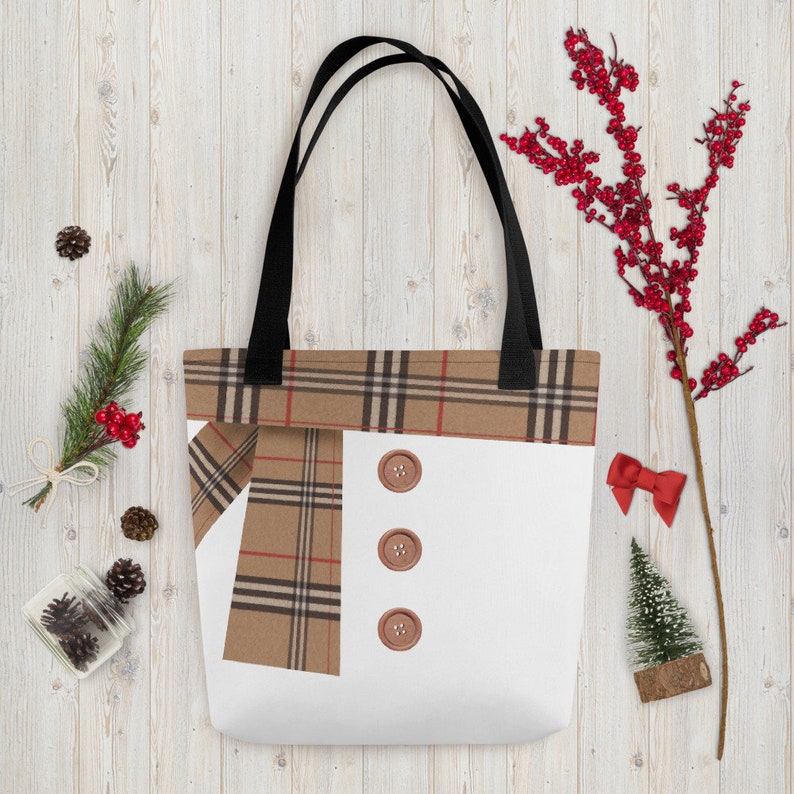 Snowman Tote, Shoulder Bag, Women's Handbag, Snowman Tote, Christmas ...