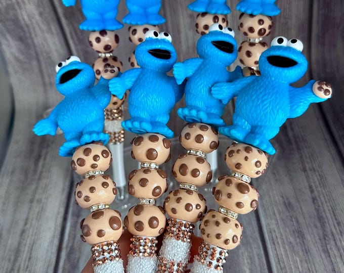 Cookie Monster Beaded Pen Cute Handmade Gifts for Pen Lovers - Etsy