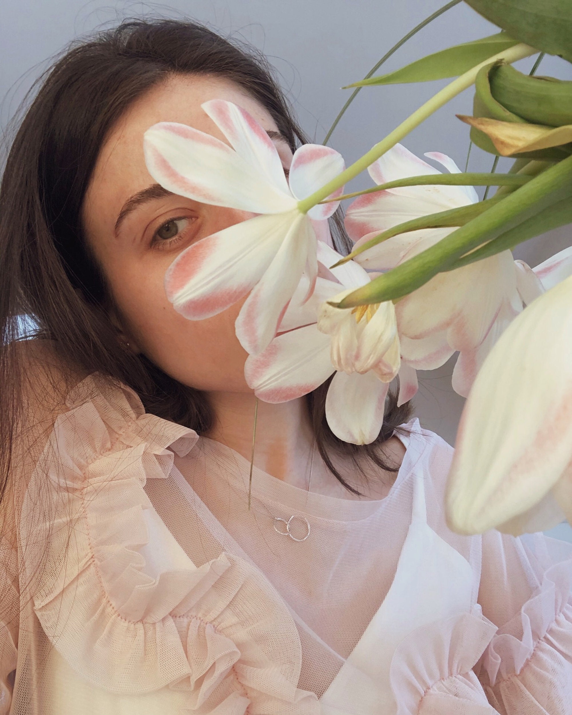 MESH TOP / Sheer Top / Pink Top / Pink Mesh Top / Tulle Top / - Etsy