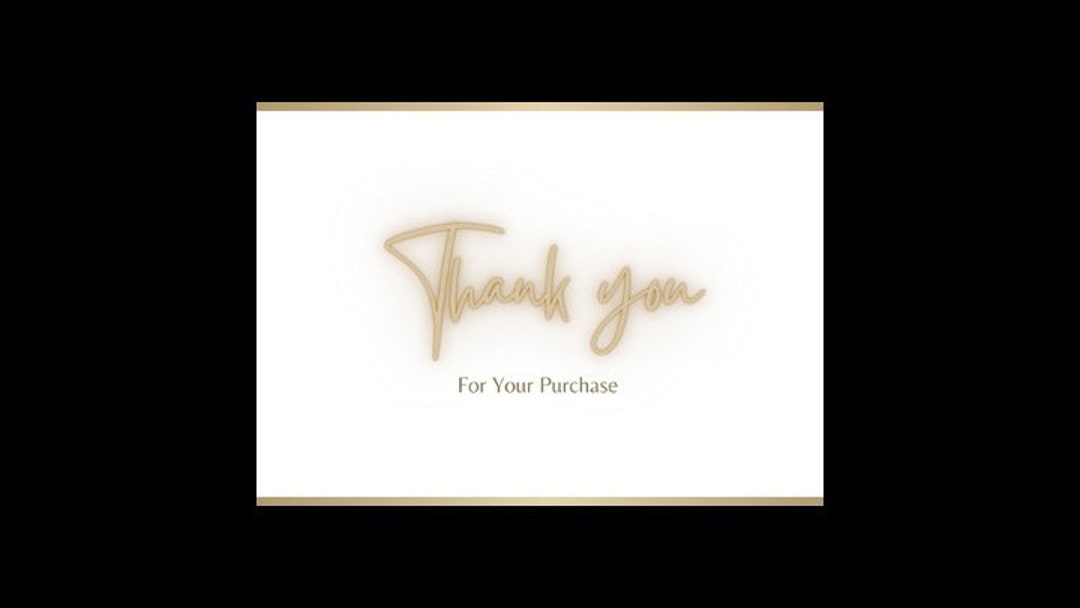 Thank You Card Animated and Printable - Etsy
