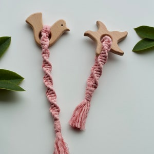 Macrame Baby Teether - Etsy