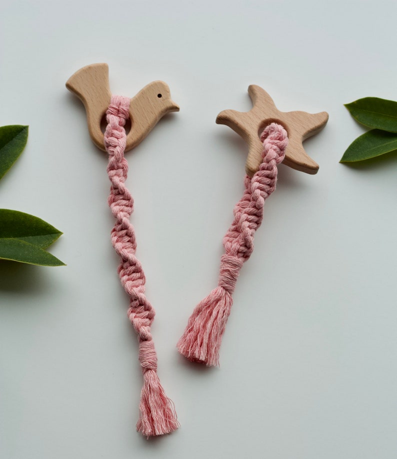 Macrame Baby Teether - Etsy