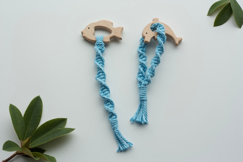 Macrame Baby Teether - Etsy