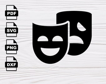 Theater masks | Etsy