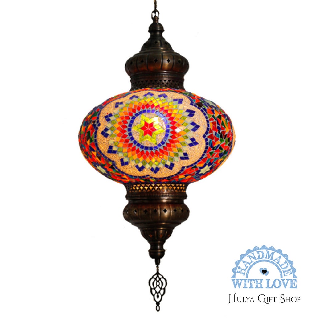 Turkish Lamp Moroccan Lamp Hand Made Lamp Mosaic Lamp - Etsy