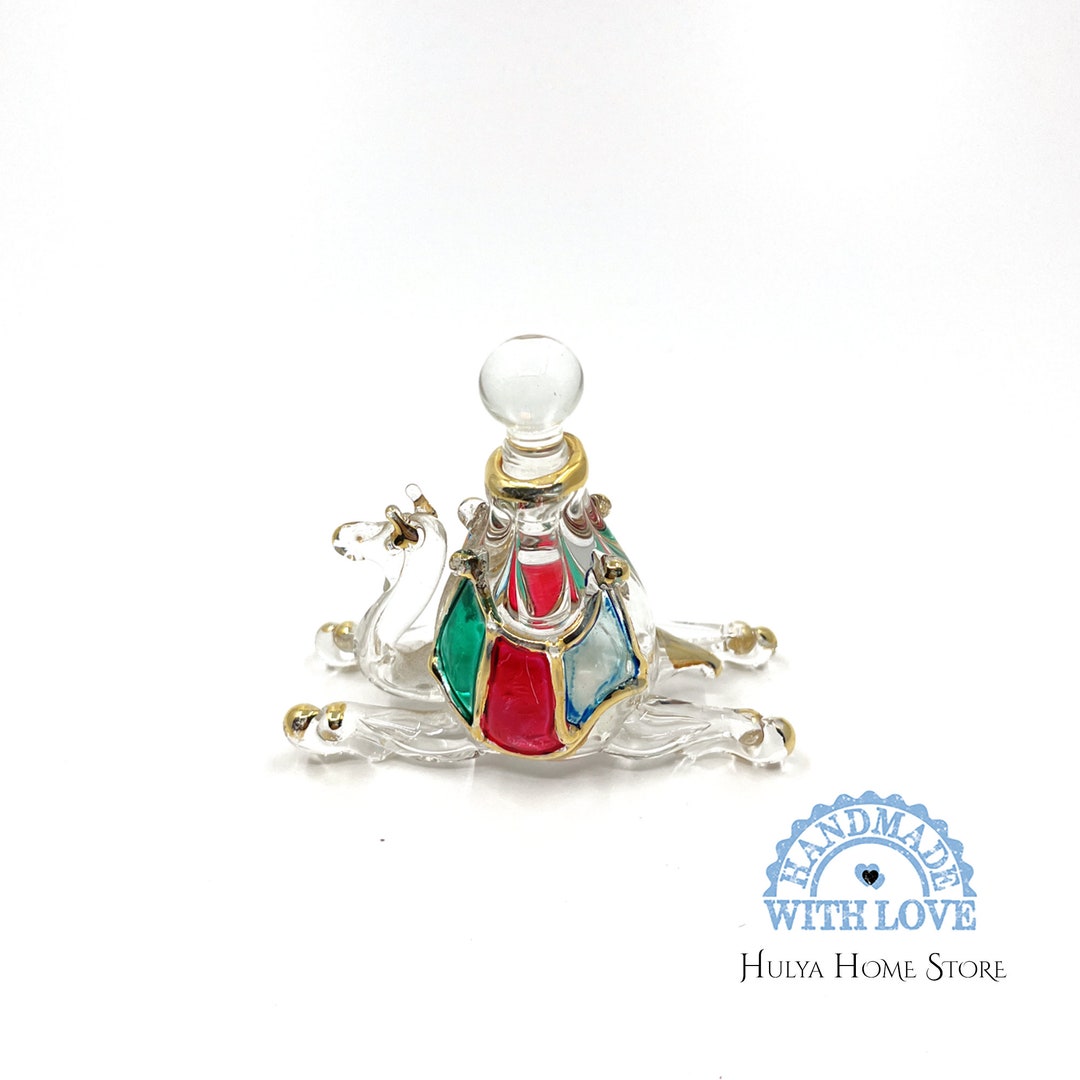 CAMEL PERFUME BOTTLE Egyptian Perfume Bottle Blown Glass - Etsy