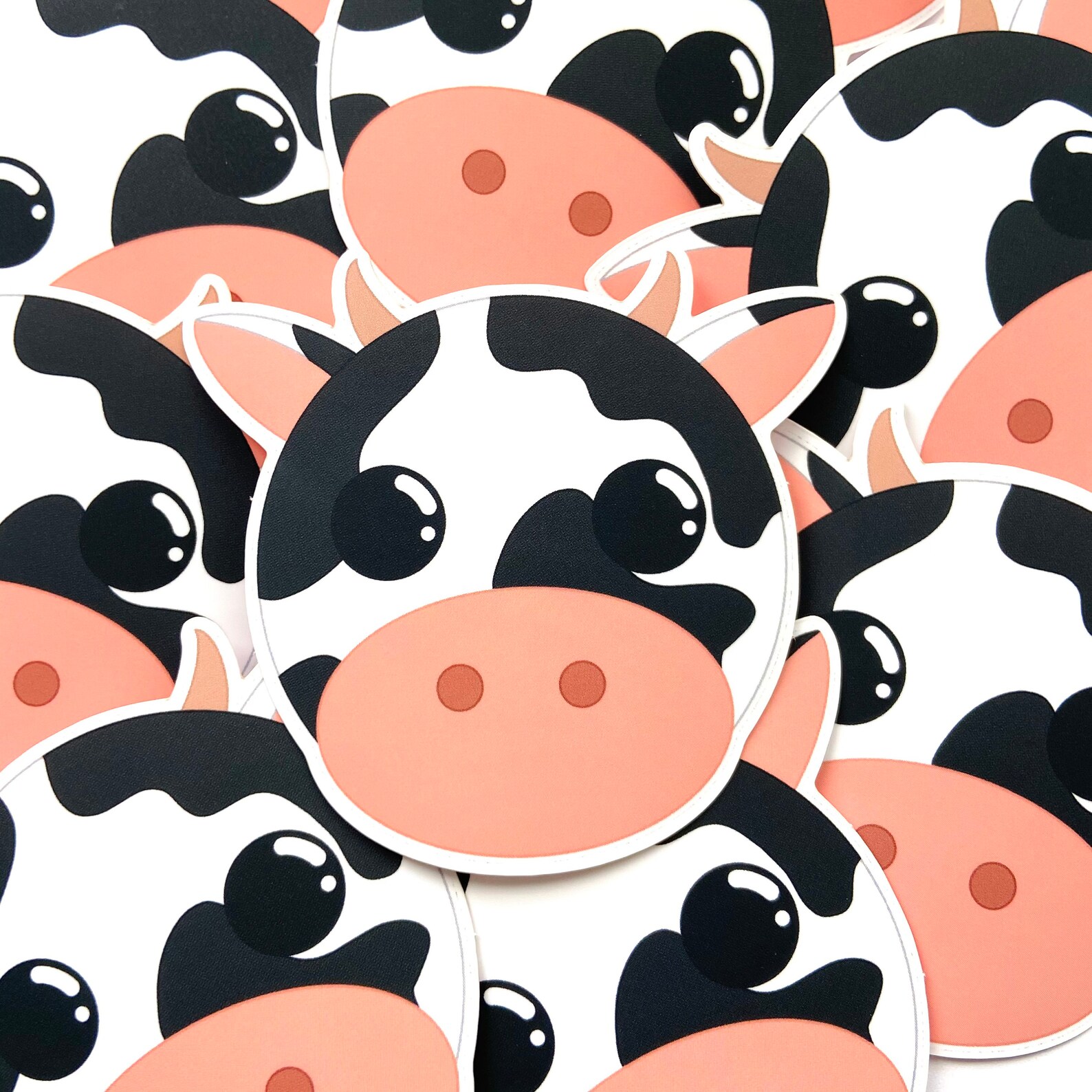 Milky Moo Matte Sticker - Etsy