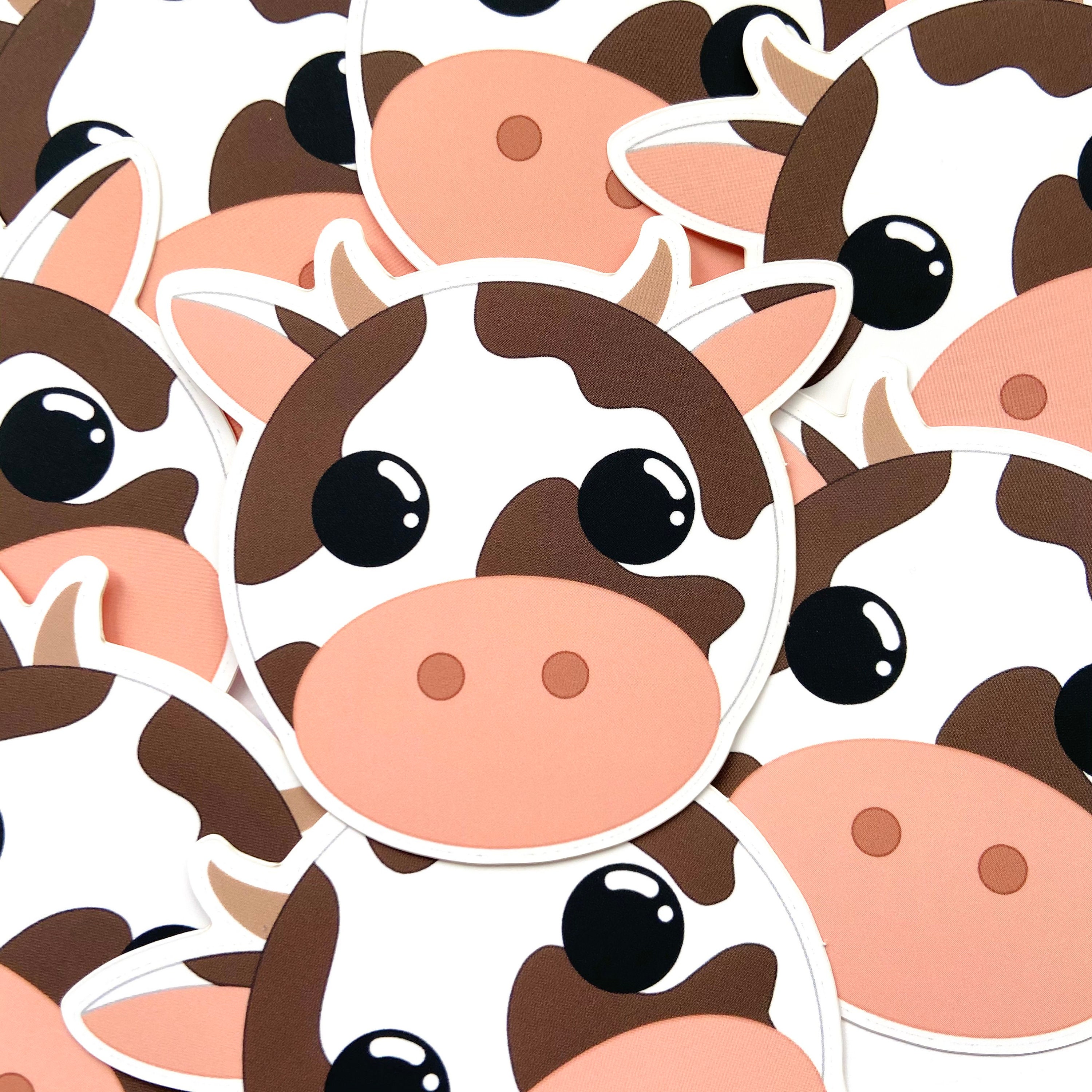Chocolate Moo Matte Sticker - Etsy