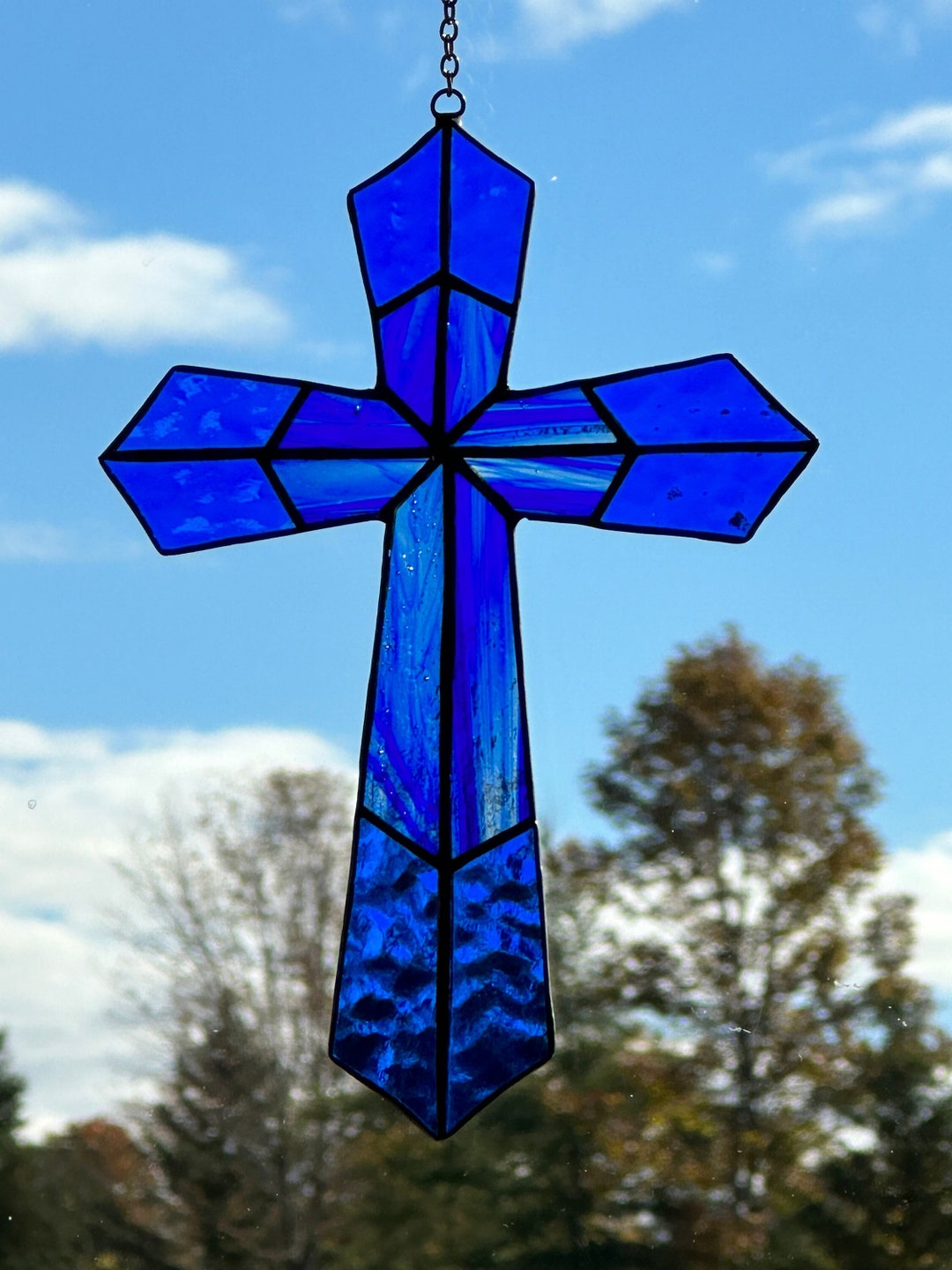 Stained Glass Cross - Etsy