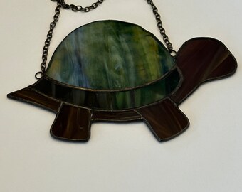 Stained Glass Sea Turtle - Etsy