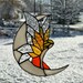 Stained Glass Angel Cat Sun Catcher - Etsy