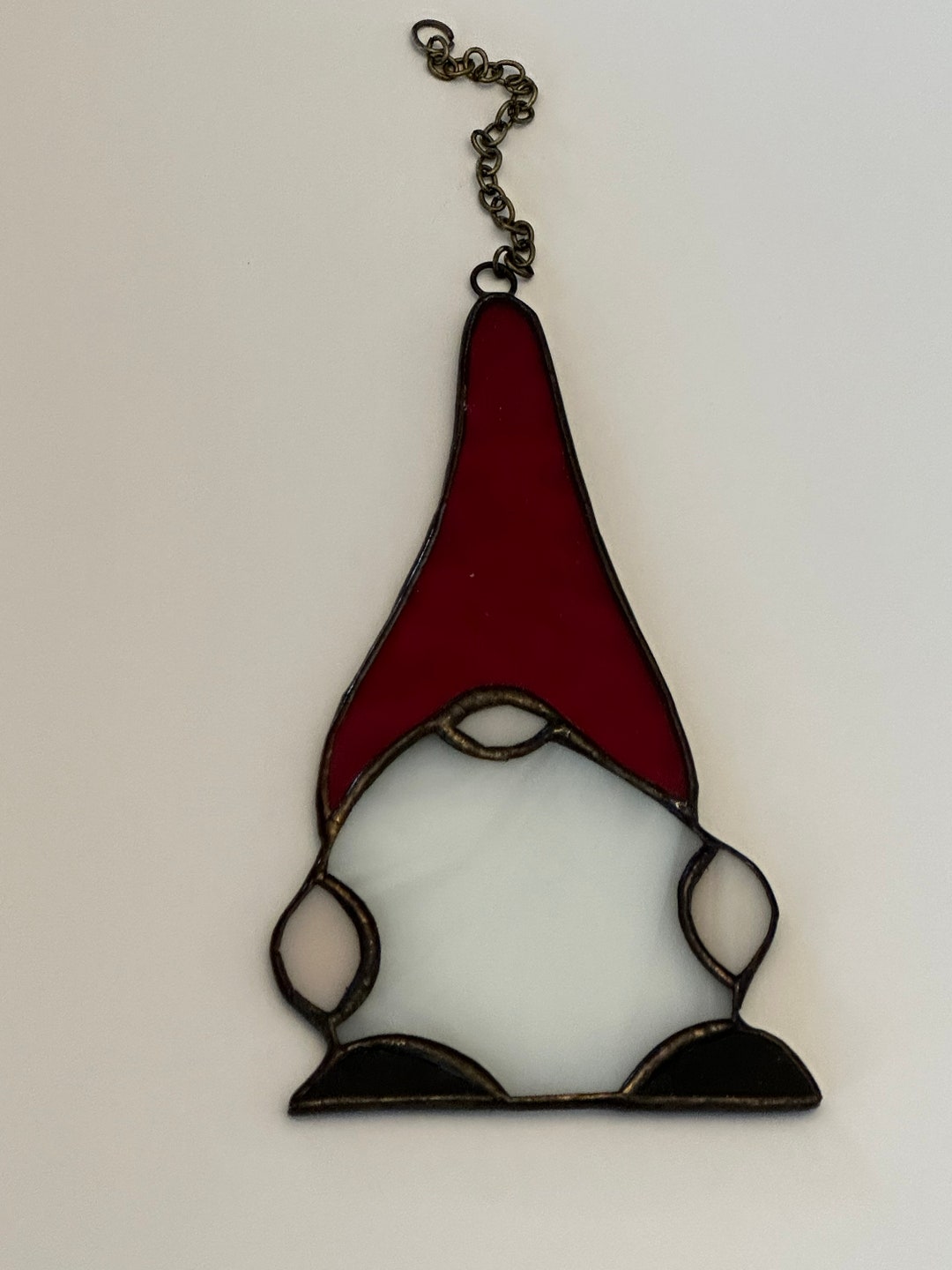 Stained Glass Gnome Suncatcher - Etsy