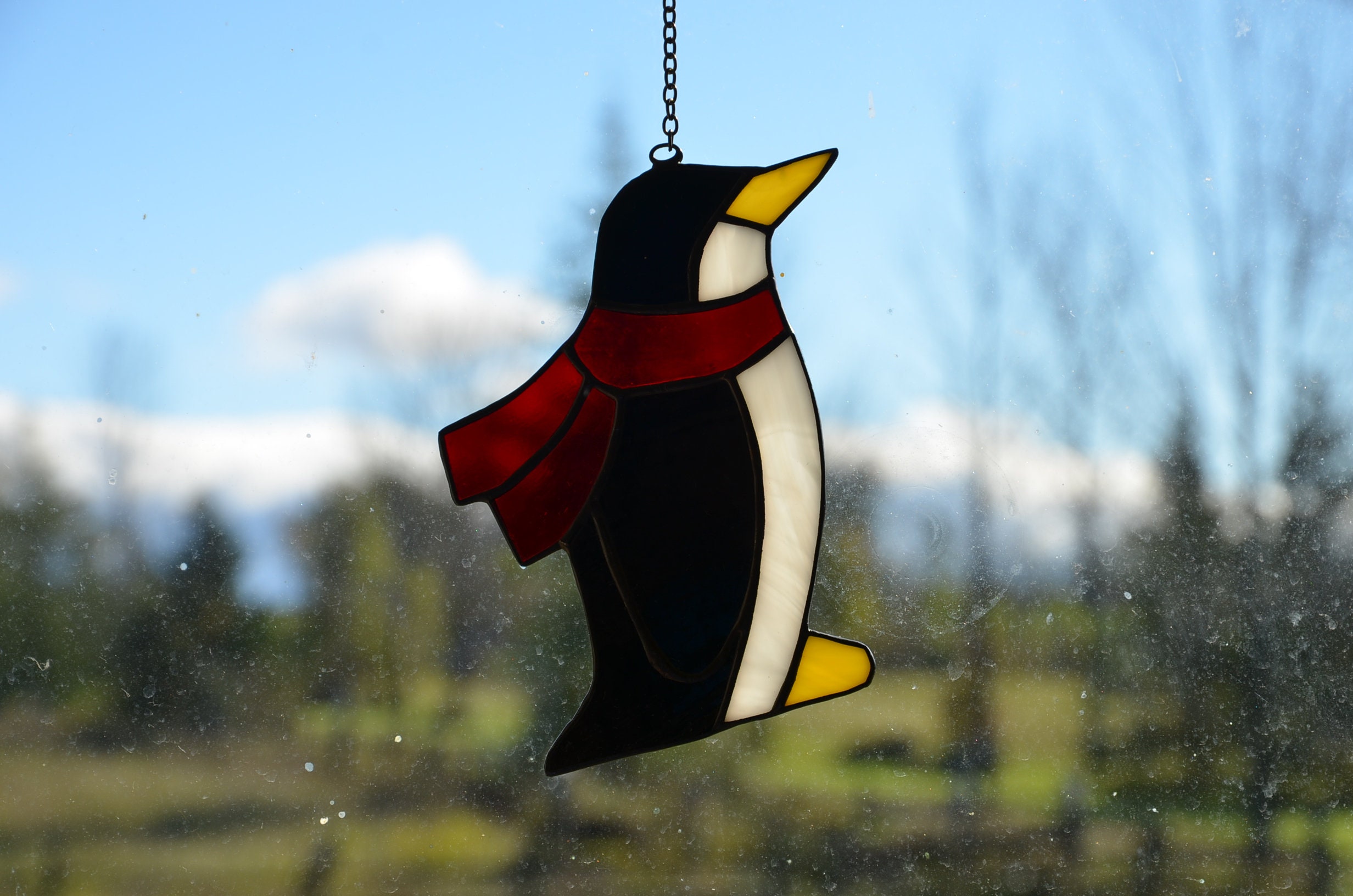 Stained Glass Penguin - Etsy