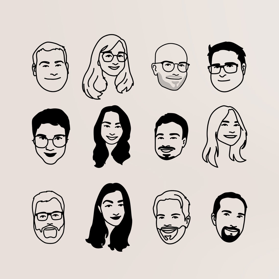 Custom Portrait, Social Media Avatar, Profile Picture, Illustration ...