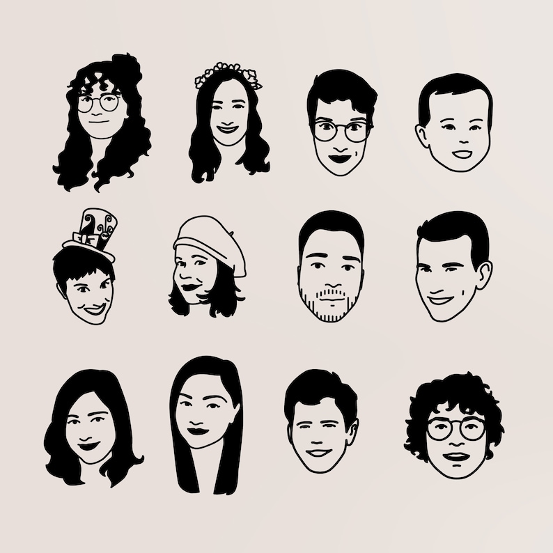 Custom Portrait, Social Media Avatar, Profile Picture, Illustration ...