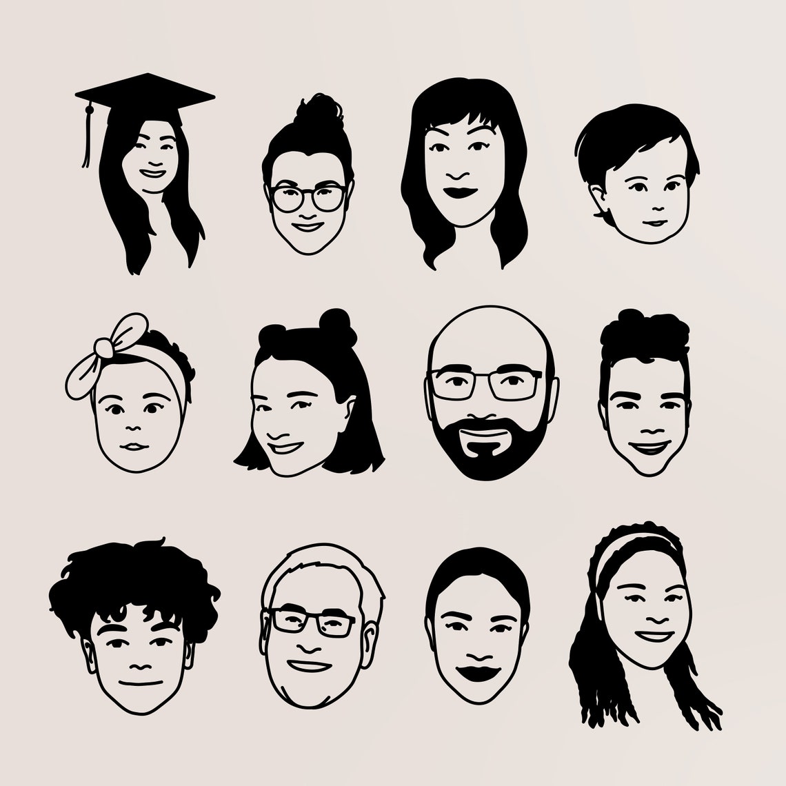 Custom Portrait, Social Media Avatar, Profile Picture, Illustration ...