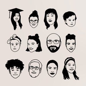 Custom Portrait, Social Media Avatar, Profile Picture, Illustration ...