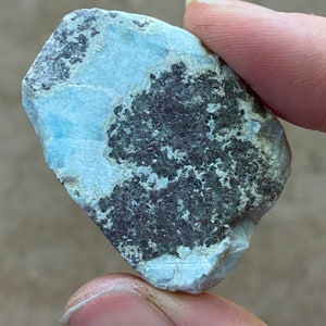 Rough Unpolished Larimar Slab From Dominican Republic - Etsy