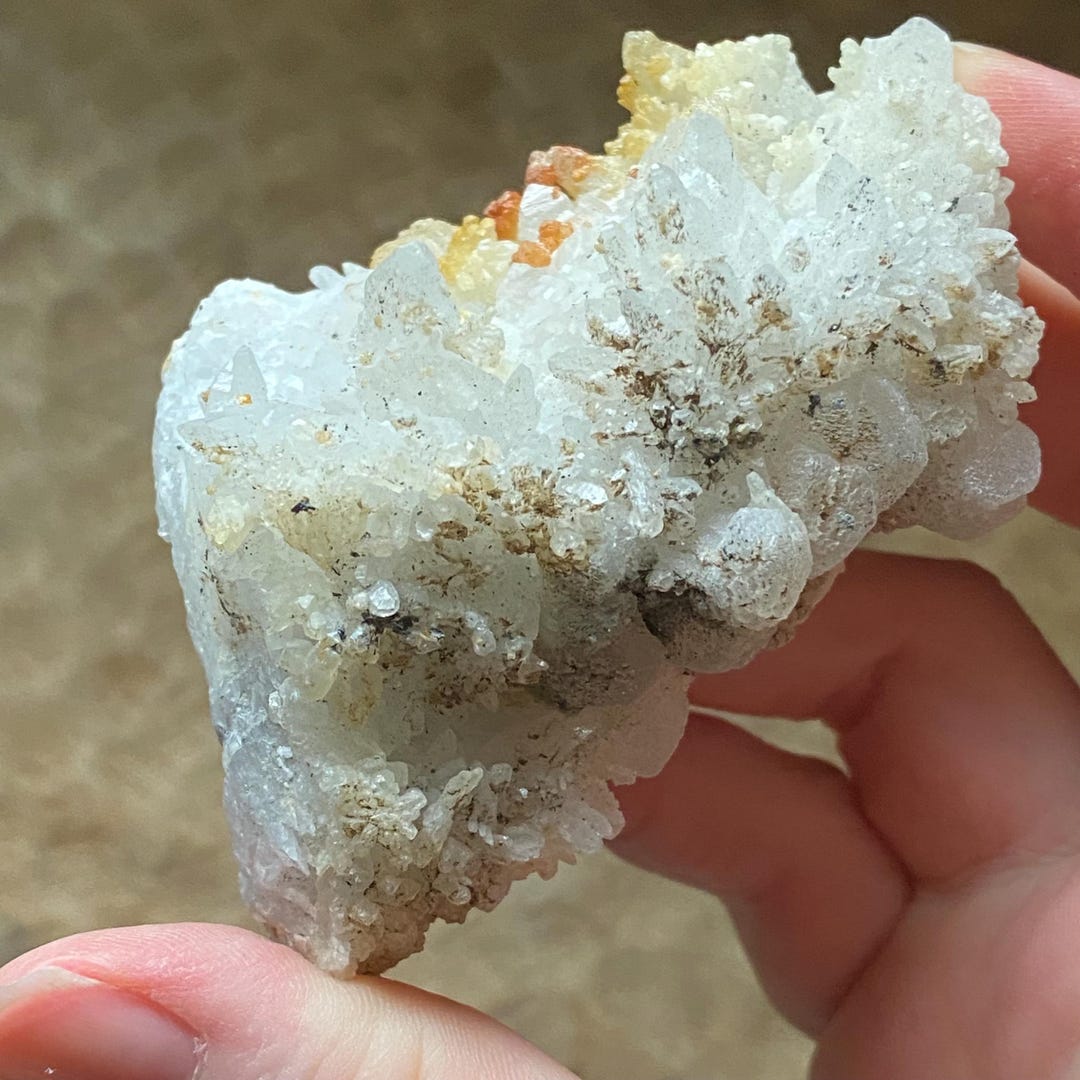 Mexico Iron or Goethite Encrusted Quartz Cluster Specimen 100 Grams - Etsy