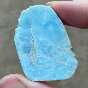 Rough Unpolished Larimar Slab From Dominican Republic - Etsy