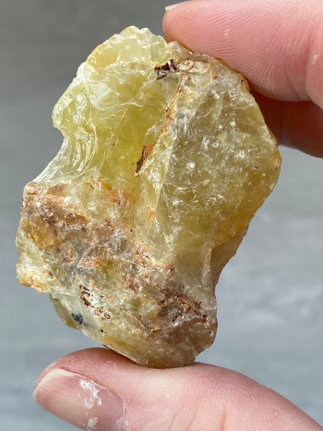 YELLOW POTCH OPAL Raw, Rough Common Opal Australia - Etsy