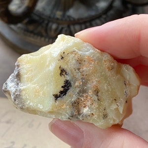 YELLOW POTCH OPAL Raw, Rough Common Opal Australia - Etsy