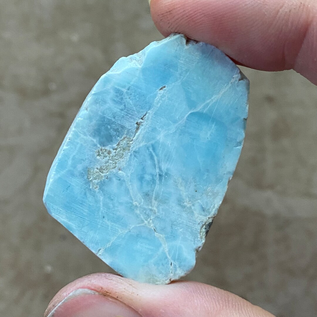 LARIMAR ROUGH SLAB Unpolished - Etsy