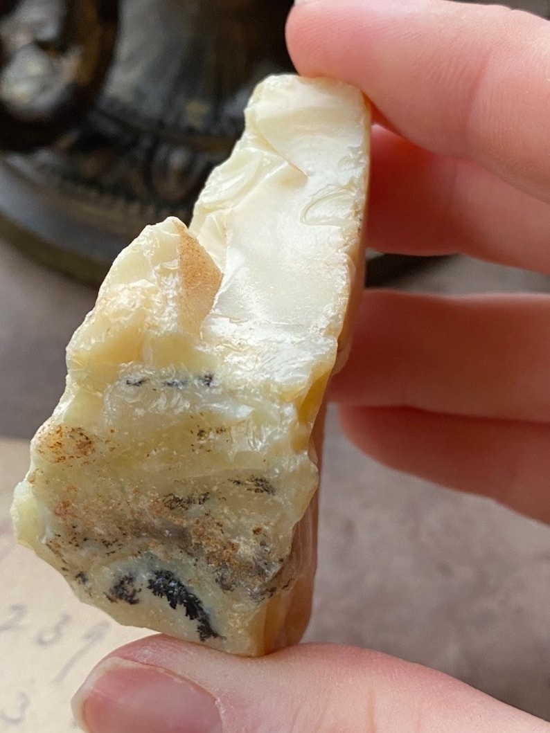 YELLOW POTCH OPAL Raw Rough Common Opal Australia - Etsy