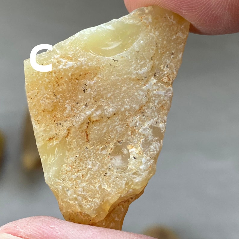 YELLOW POTCH OPAL Raw, Rough Common Opal Australia Your Choice - Etsy