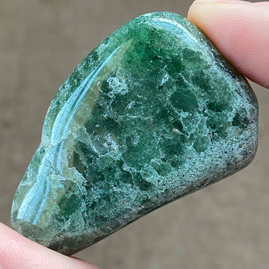 GREEN TANZBERRY Fuchsite Included Quartz Rare - Etsy