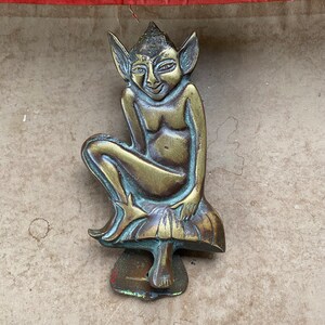 Vintage Imp Pixie Doorknocker - Etsy