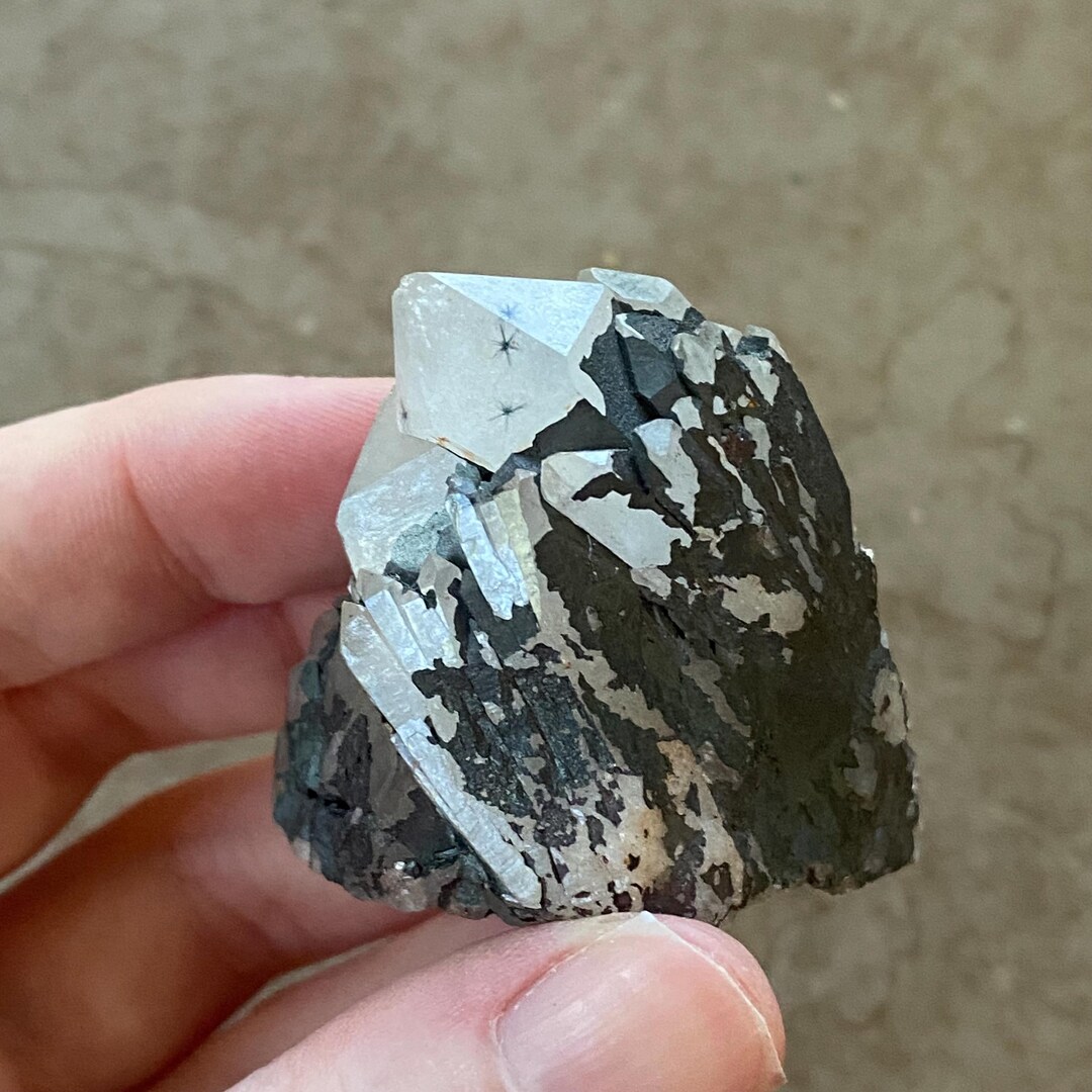 Hollandite Quartz, Star, Trapiche Hair Quartz, Manganese - Etsy