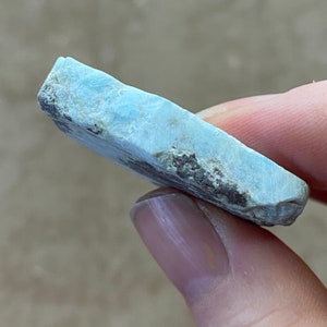 Rough Unpolished Larimar Slab From Dominican Republic - Etsy