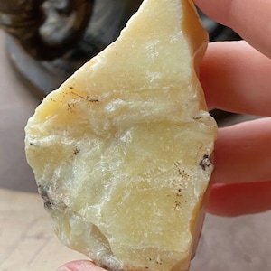 YELLOW POTCH OPAL Raw, Rough Common Opal Australia - Etsy