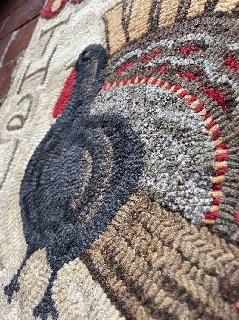 TURKEY DAY Rug Hooking Pattern Designed by Therese Shick - Etsy
